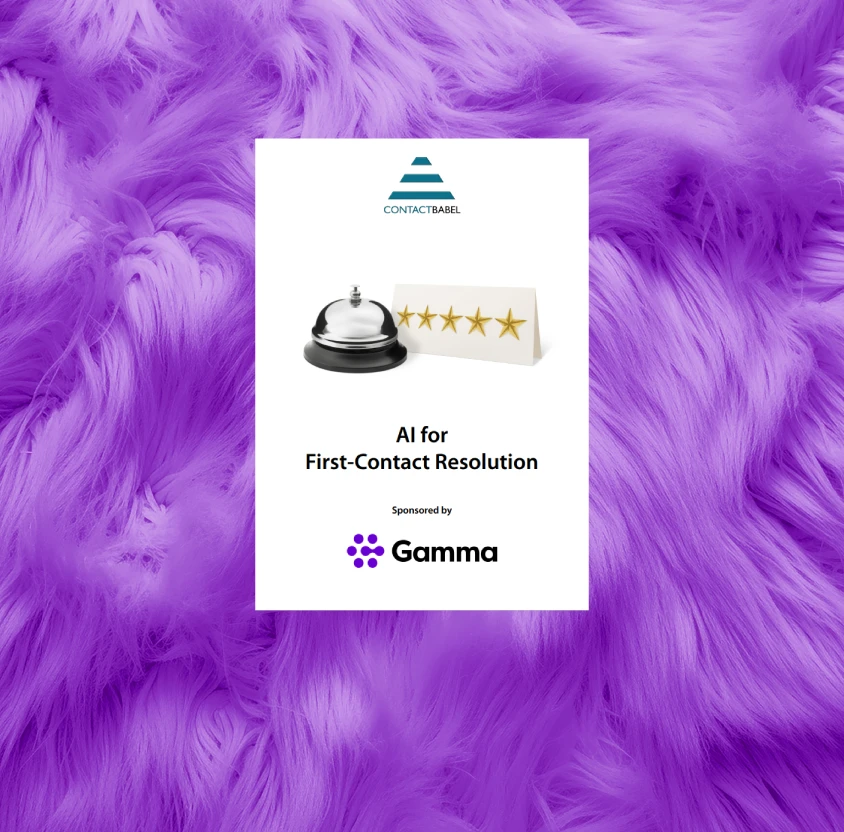 AI for First-Contact Resolution