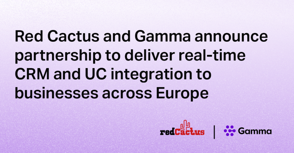 Red Cactus and Gamma announce strategic alliance - Gamma