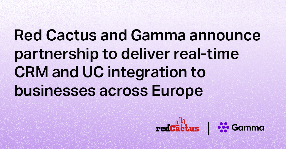 Red Cactus and Gamma announce strategic alliance - Gamma